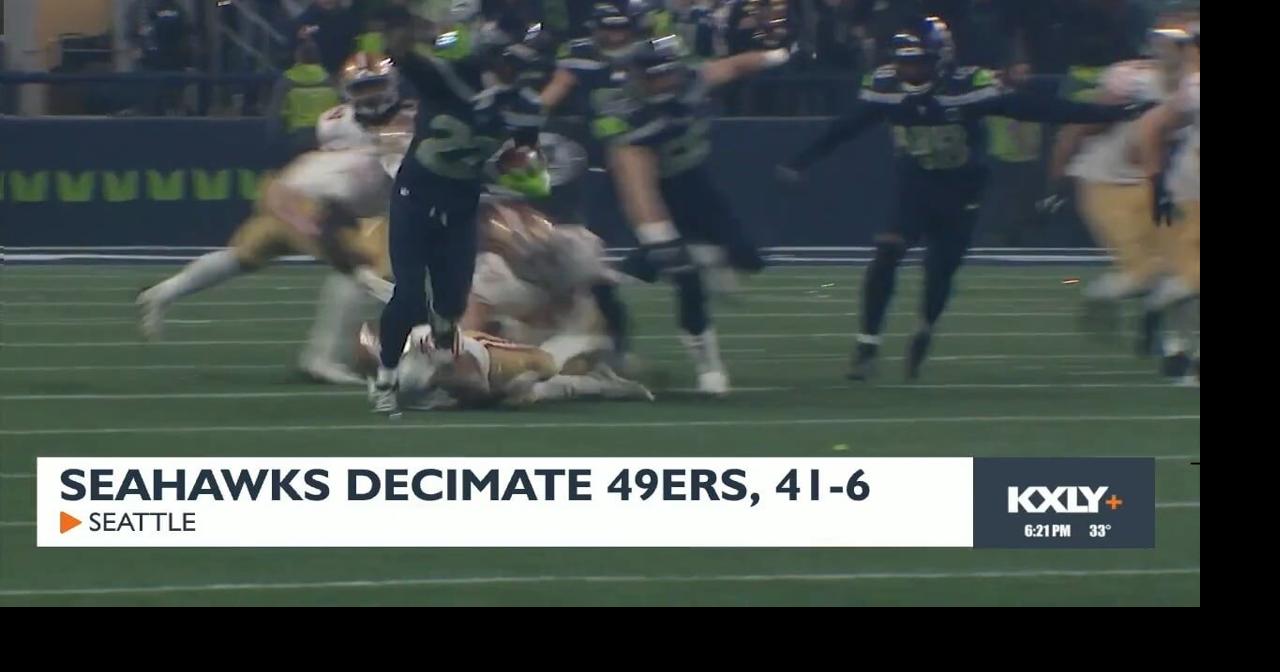 Seahawks decimate 49ers, 41-6 | Video | kxly.com