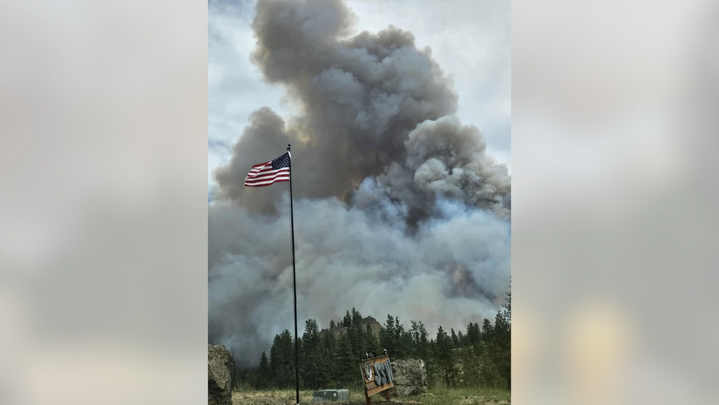 Human-caused wildfire burns nearly 4,000 acres northeast of Davenport ...