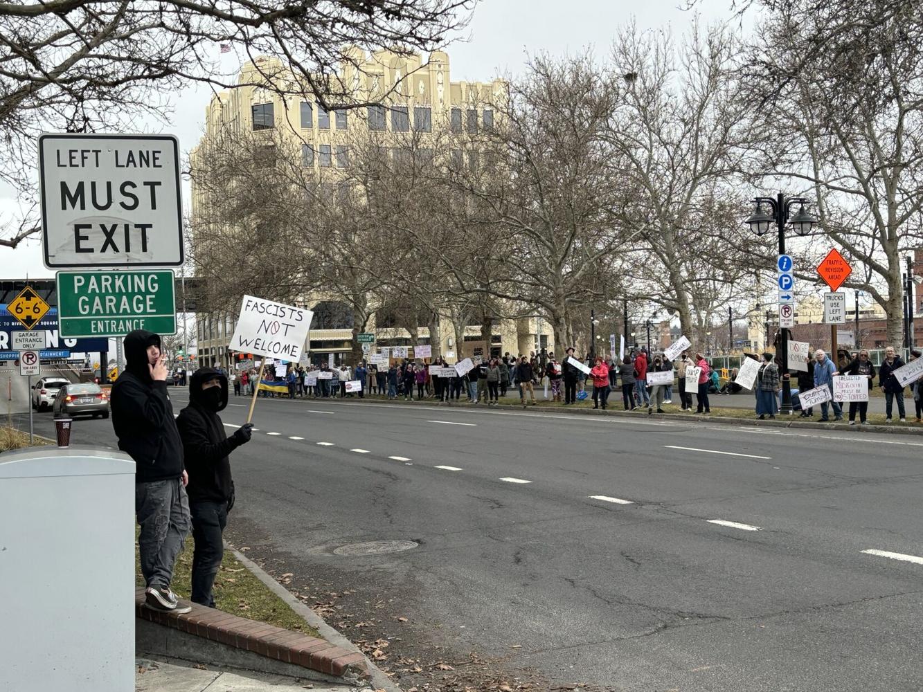 Protesters gather outside Spokane City Hall | News | kxly.com