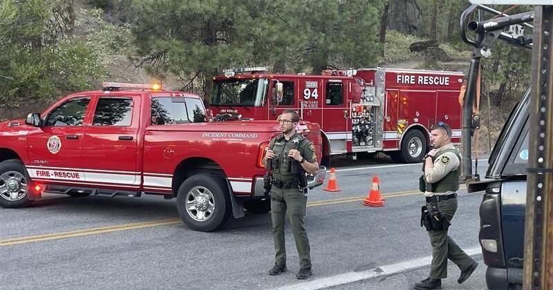 Fire crews rescue person who fell off rope swing onto rocks at Boulder ...