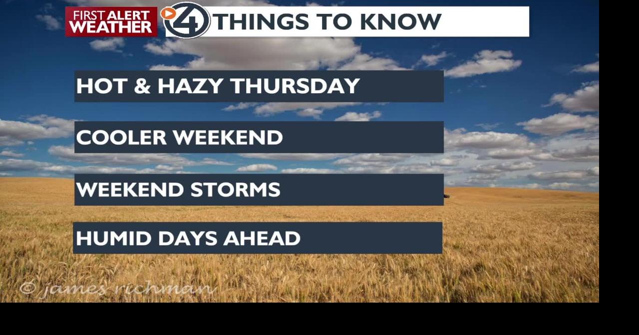Thursday is hazy and hot before a big change this weekend - Matt ...