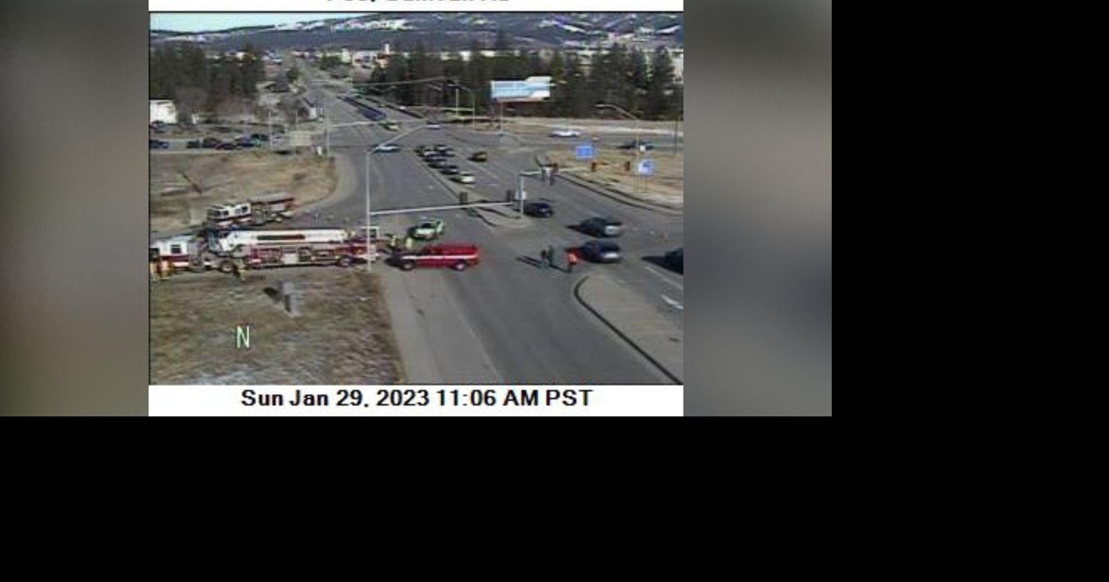 Two-car rollover crash at Sullivan near WB I-90 on ramp in Spokane ...