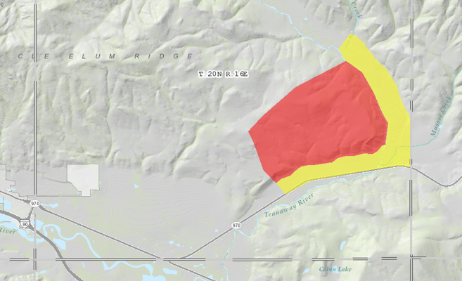 Level 3 (GO NOW) evacuations issued for fire burning east of Cle Elum ...