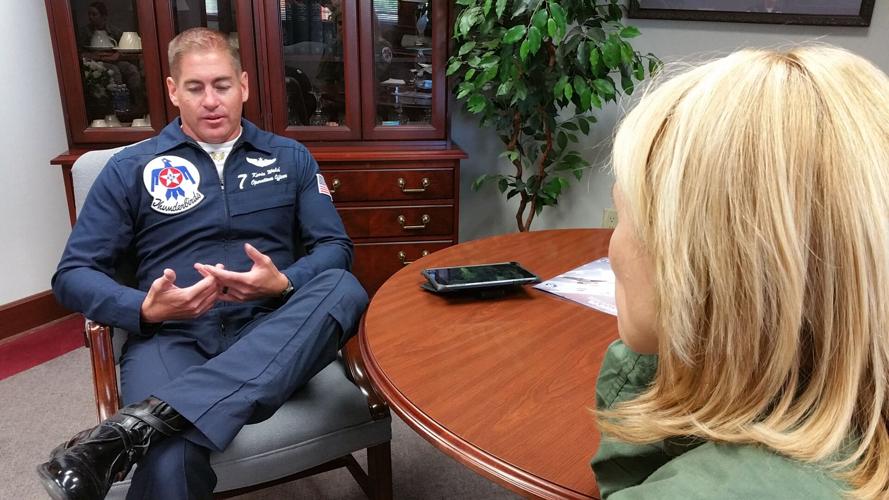 Kris Crocker flies with the Thunderbirds | News | kxly.com