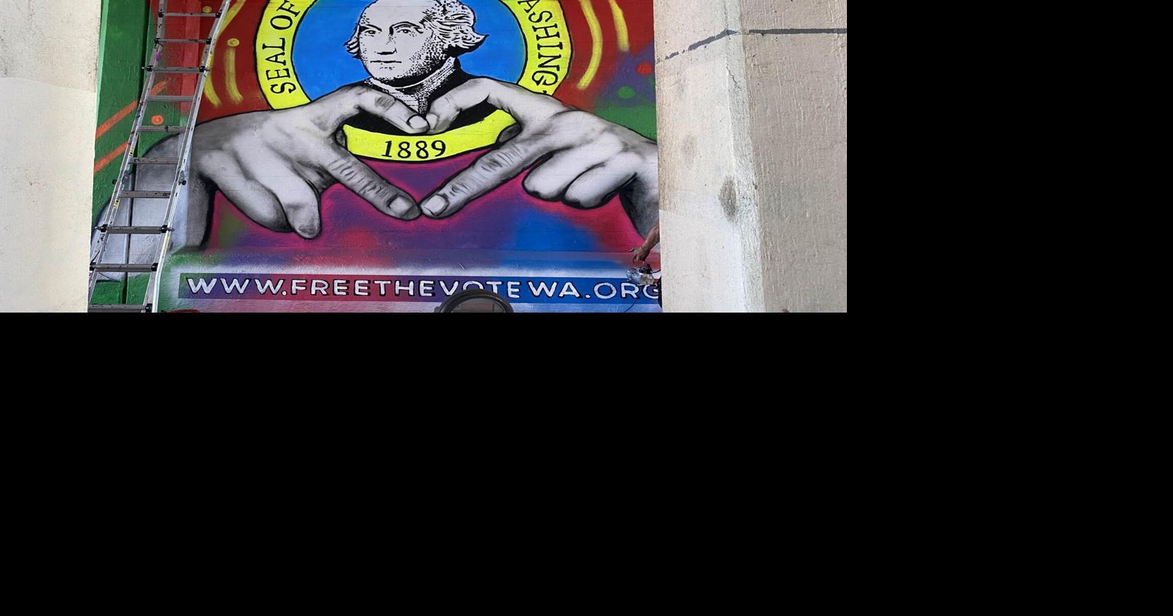 New Free to Vote murals painted in downtown Spokane | Entertainment ...