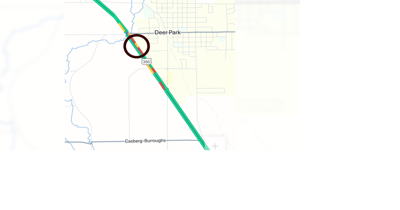 Highway 395 reopened following gas line rupture in Deer Park | News ...