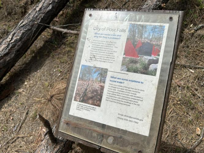 Post Falls cracks down on unauthorized 'social trails' damaging local ...