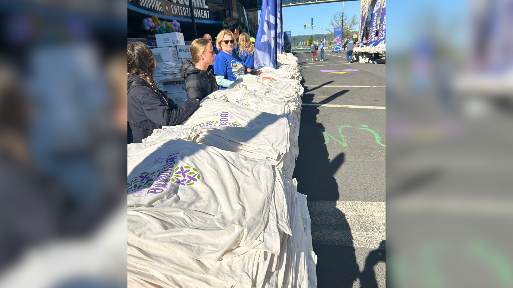 Thousands of Bloomies cross the finish line to receive this year's ...