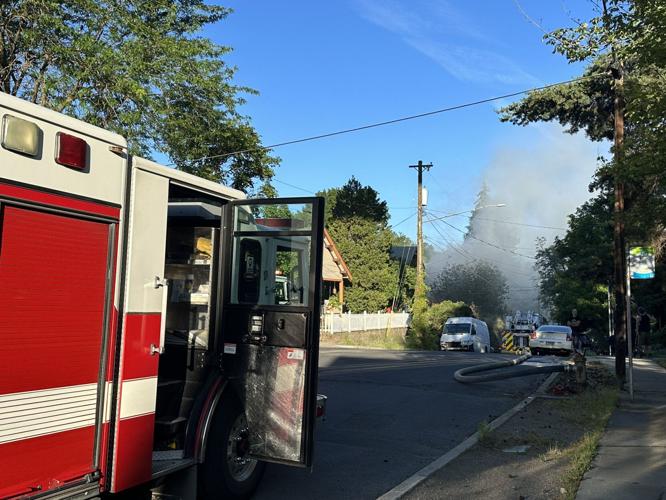 Spokane Fire knock down two house fires near Maple Street Bridge, four ...