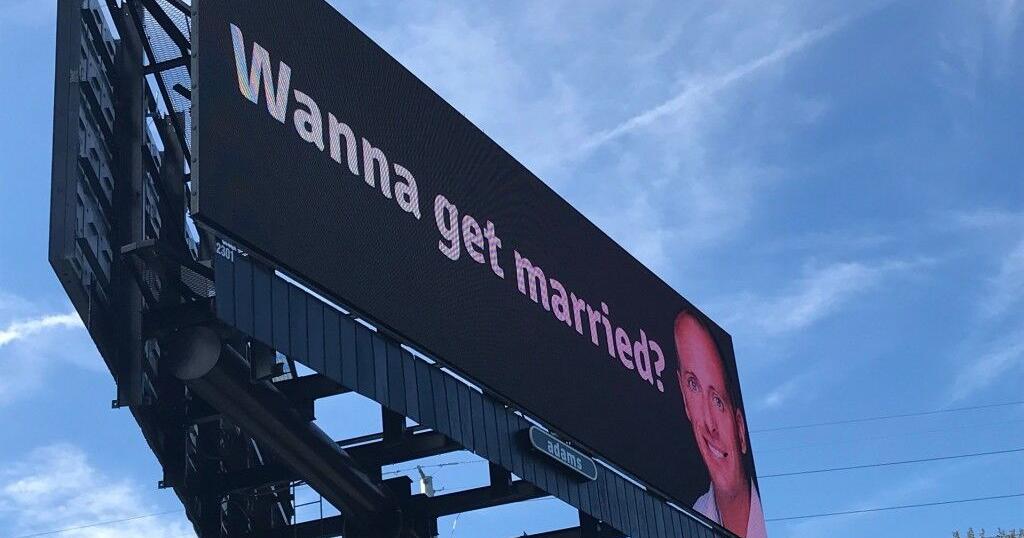 ‘Wanna get married?’ Billboard used as marketing, dating tactic ...