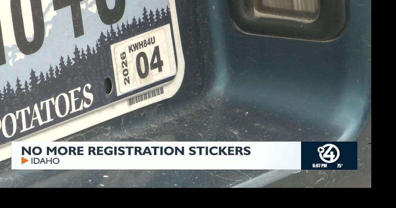 No more registration stickers in Idaho | Video | kxly.com
