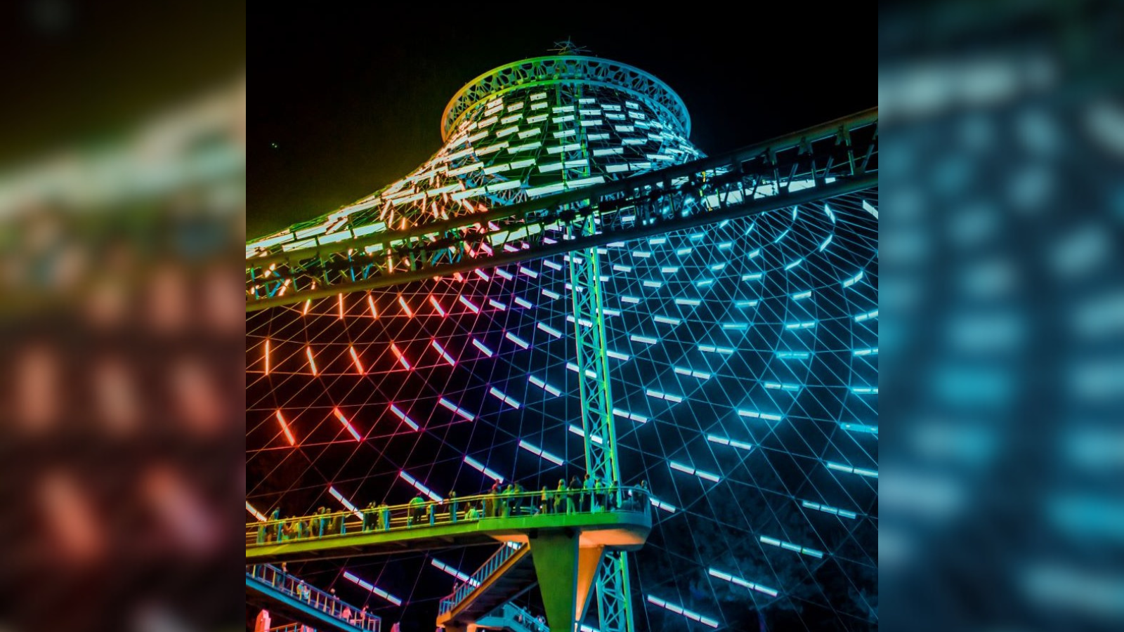 Spokane pays tribute to Bob Weir with rainbow lighting at Gesa Pavilion ...