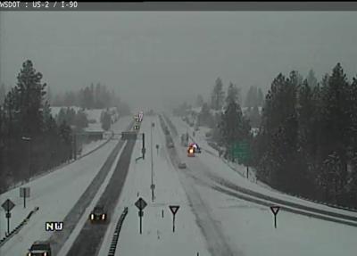 Semi-truck with a broken axle blocking Highway 2 | Local News | kxly.com