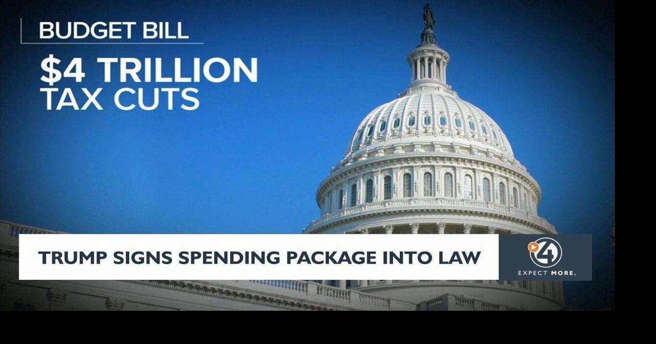 Trump signs tax cut and spending bill on Fourth of July | News | kxly.com