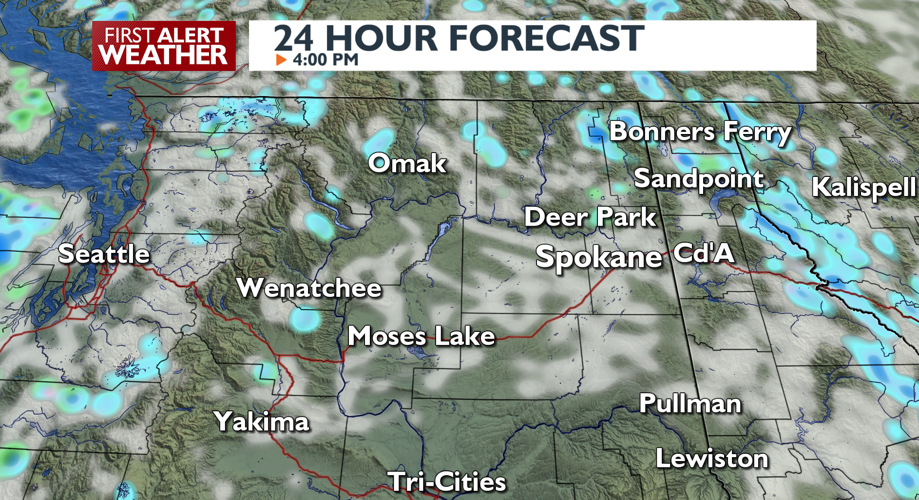 Scattered hail, snow & graupel will move out this evening! -Emily ...