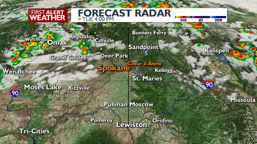 Slow moving storms on a warmer afternoon – Matt | Forecast | kxly.com