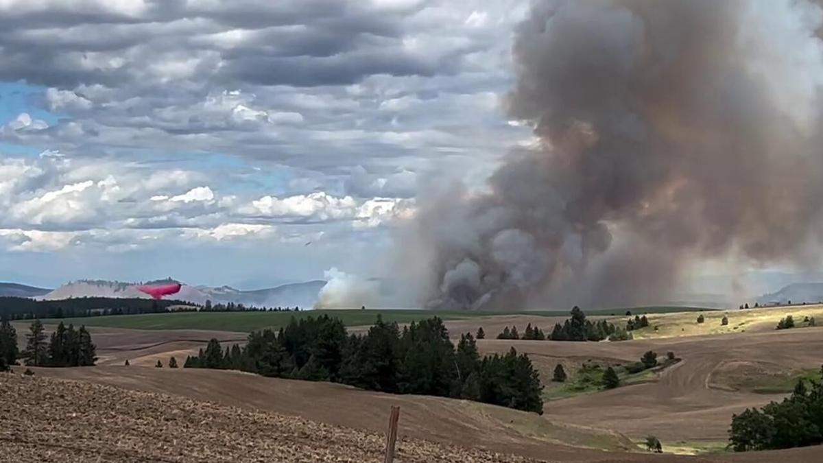 Human-caused wildfire burns nearly 4,000 acres northeast of Davenport ...