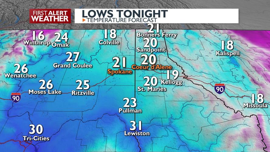 🌞Sunny, but chilly! Temperatures in the teens and lower 20s Tuesday ...