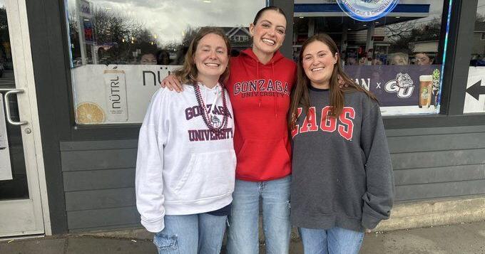 Zags fans of all ages cheer on the Bulldogs across Spokane for the ...