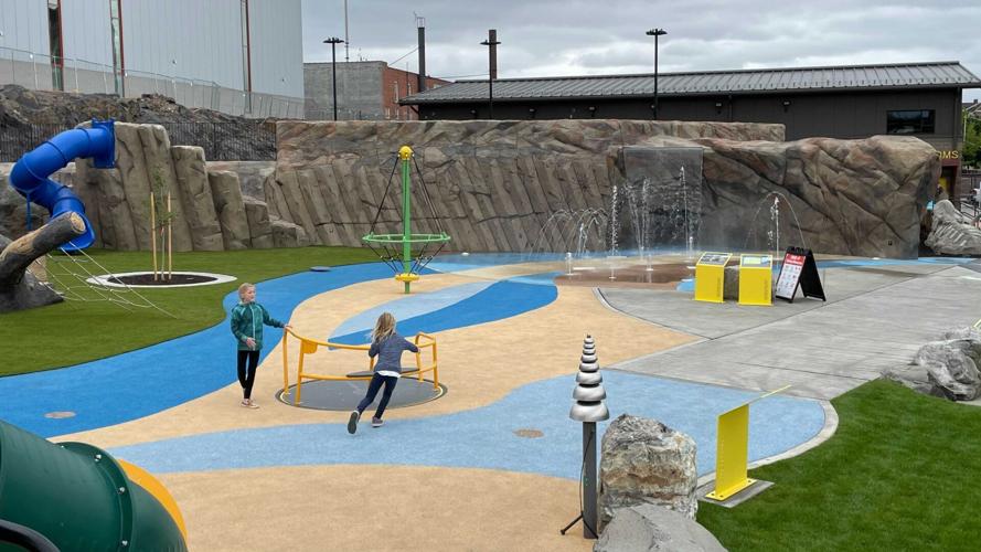 PHOTOS: A sneak peek of Riverfront Park’s Ice Age Floods Playground ...