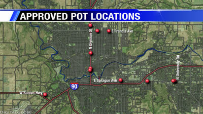 State announces potential pot store locations in Spokane area | Local ...