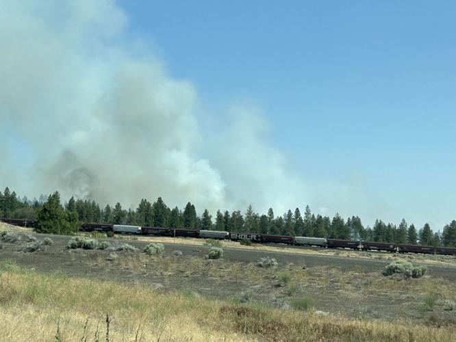 Firefighters stop spread of Columbia Basin Fire near Tyler, Highway 904 ...