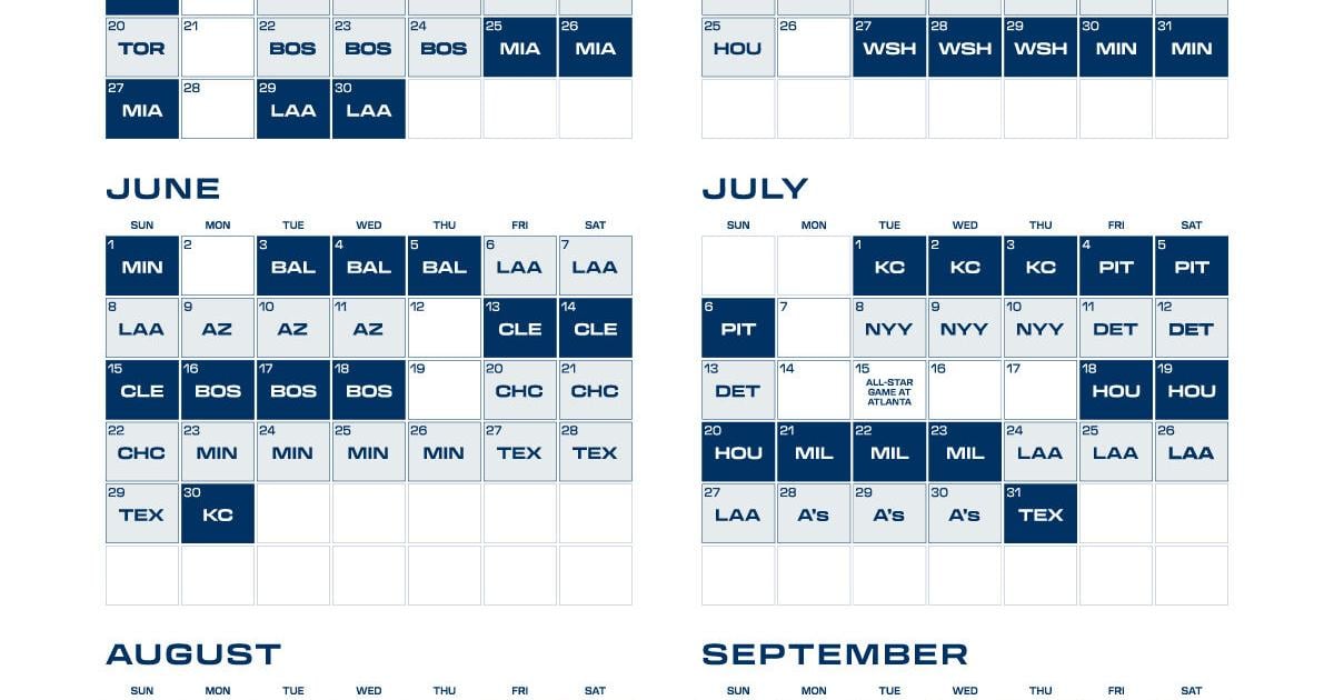 Seattle Mariners release 2025 schedule | News | kxly.com