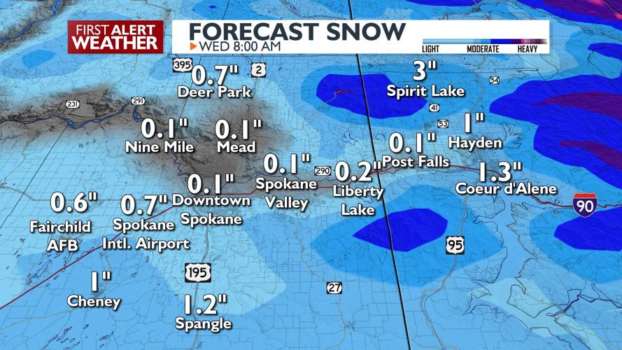 ️Snow overnight turning to rain for a slushy Wednesday morning commute ...