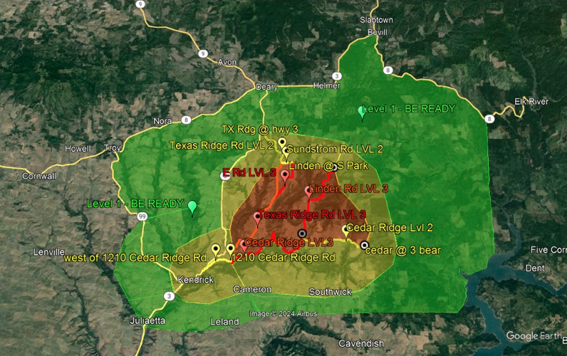 Texas Ridge Fire grows overnight, evacuations remain in place | News ...