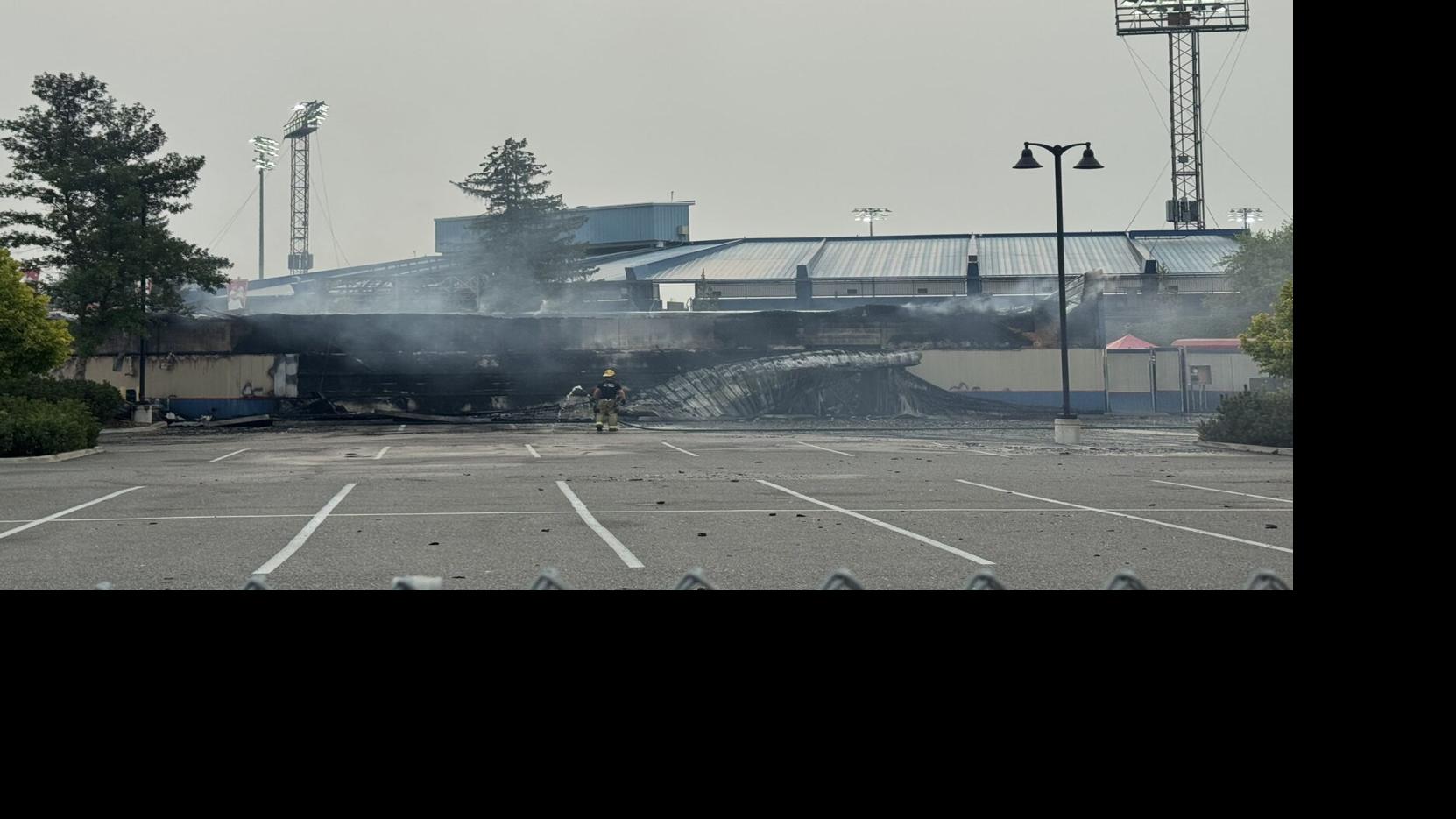 Fire at Avista Stadium destroys main concession stand | News | kxly.com