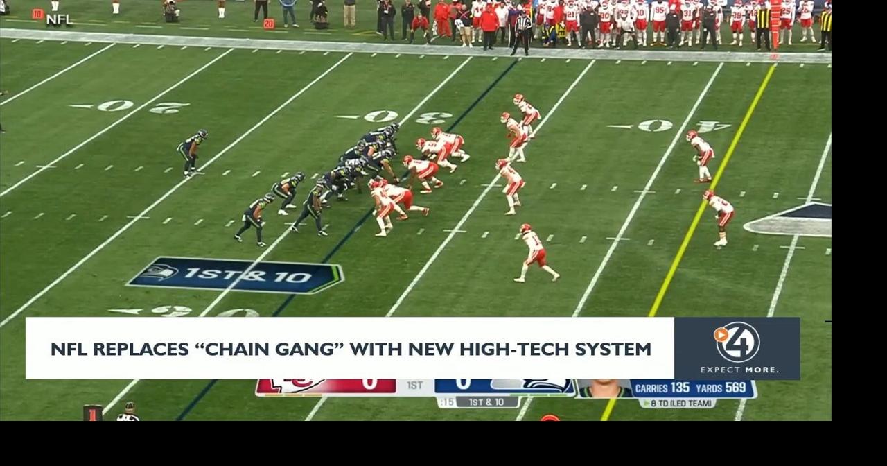 NFL replaces "chain gang" with new high-tech system | Video | kxly.com