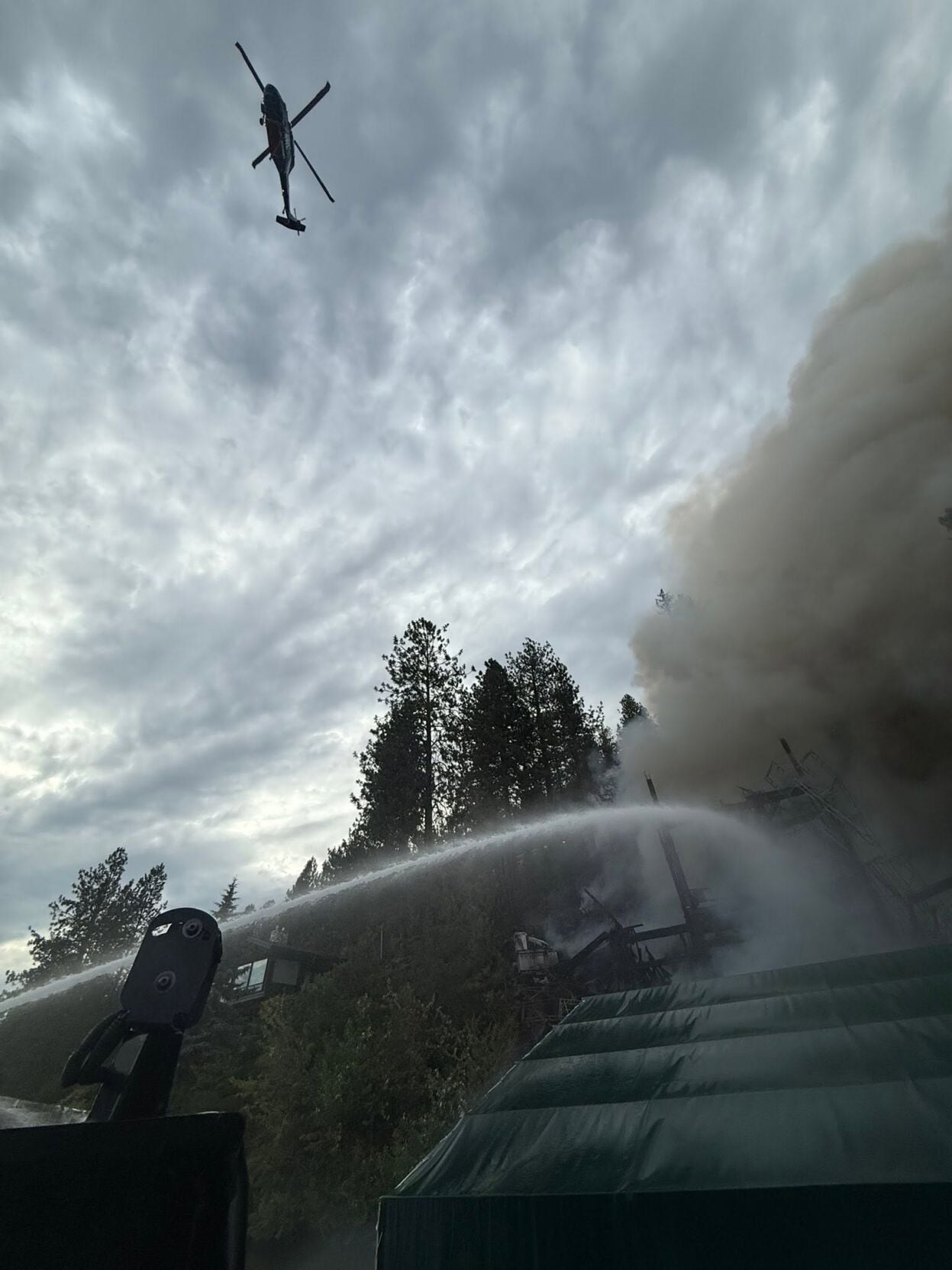 Fire at home in Hayden Lake spreads to hillside Friday evening | News ...