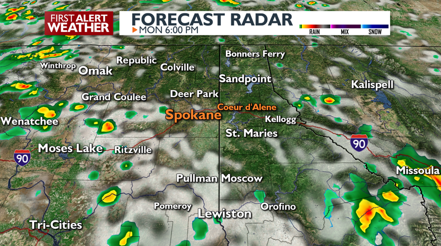 Sunny skies for Monday but we have storms in the forecast! -Emily ...