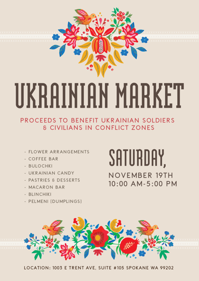 Spokane’s first Ukrainian market to raise money for civilians, soliders ...