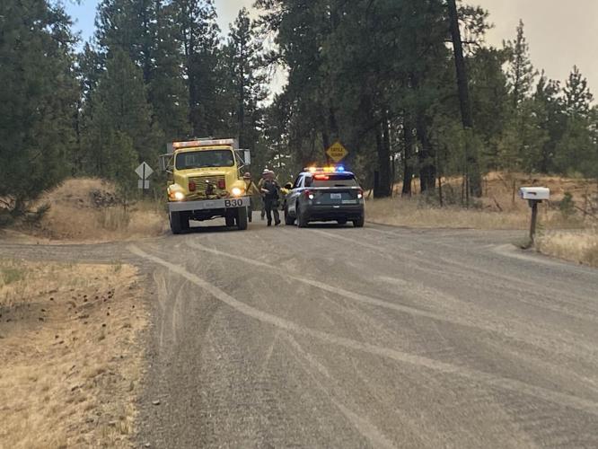 Firefighters stop spread of Columbia Basin Fire near Tyler, Highway 904 ...