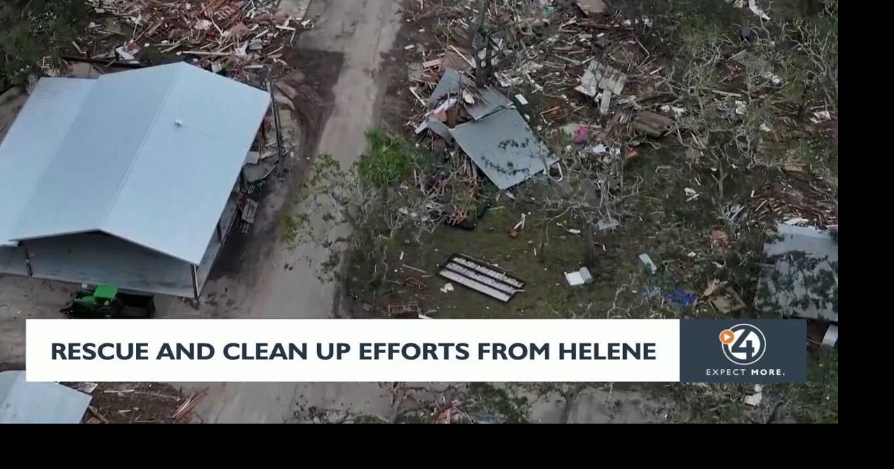 Rescue and clean up efforts from Helene | Video | kxly.com
