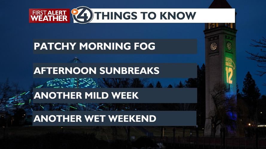🌤️Nice Tuesday! Morning fog, afternoon sun and highs above average ...