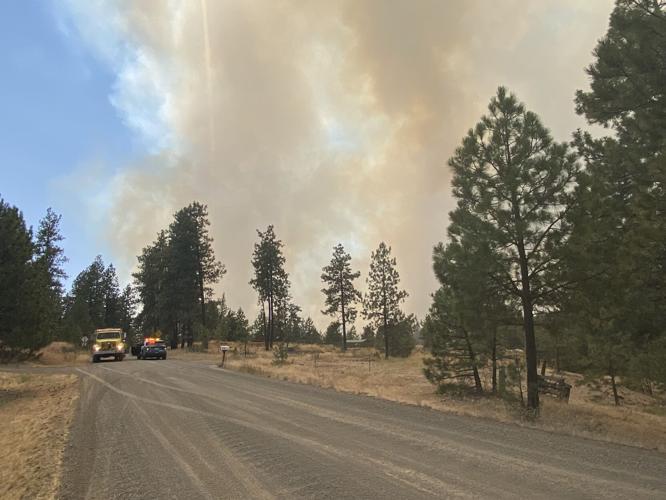 Firefighters stop spread of Columbia Basin Fire near Tyler, Highway 904 ...