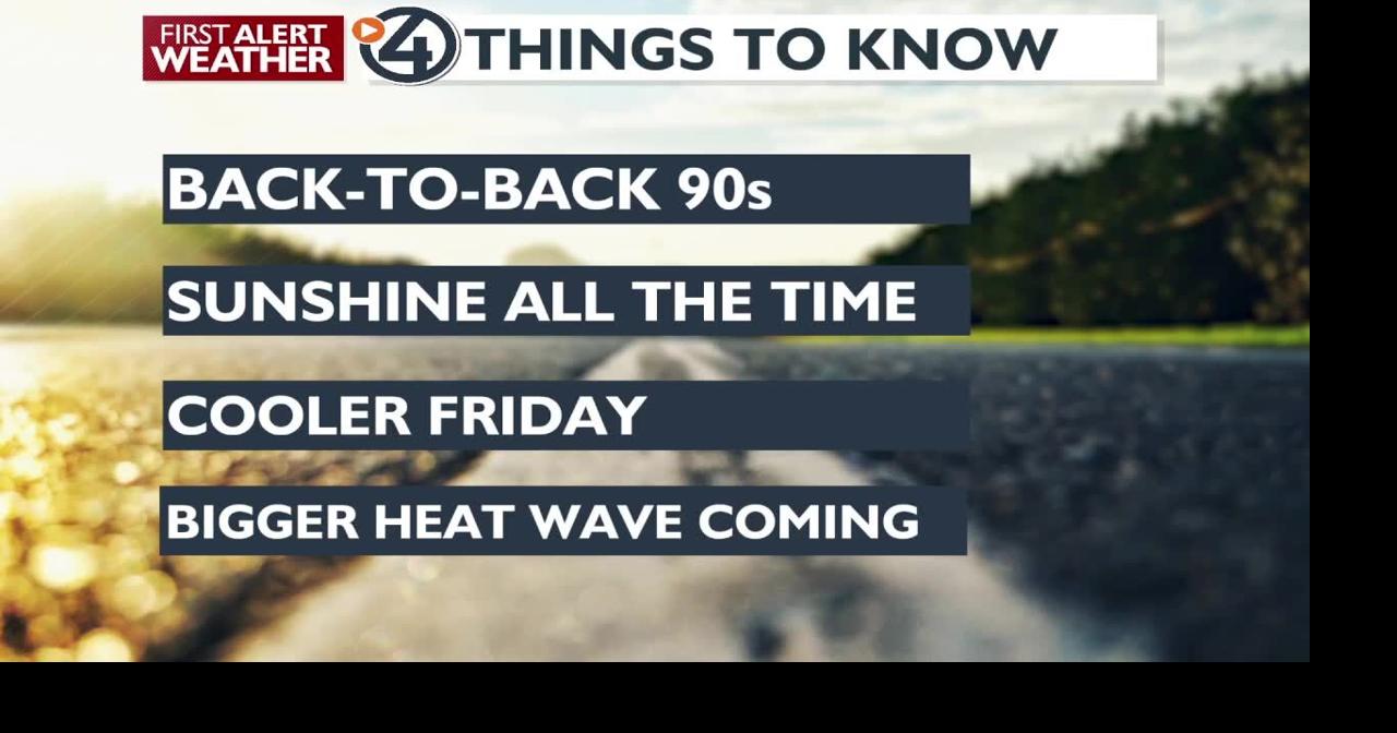 90 degree weather is back and sticking around longer – Matt | Forecast ...
