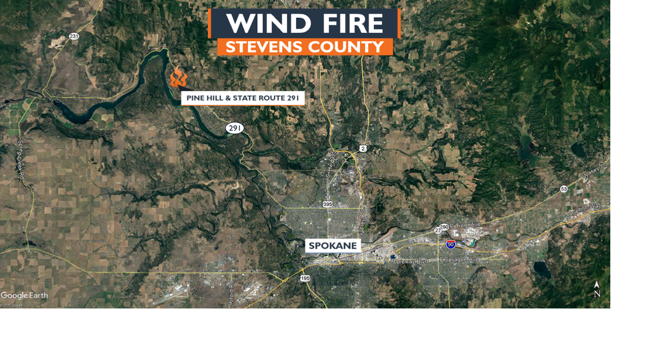 Evacuations lifted for people living near Corkscrew Fire in Stevens ...