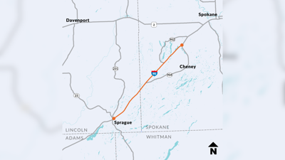 Construction on I-90 near Cheney to cause lane closures for next two ...