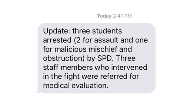 Students arrested, staff injured after fight at Ferris High School ...