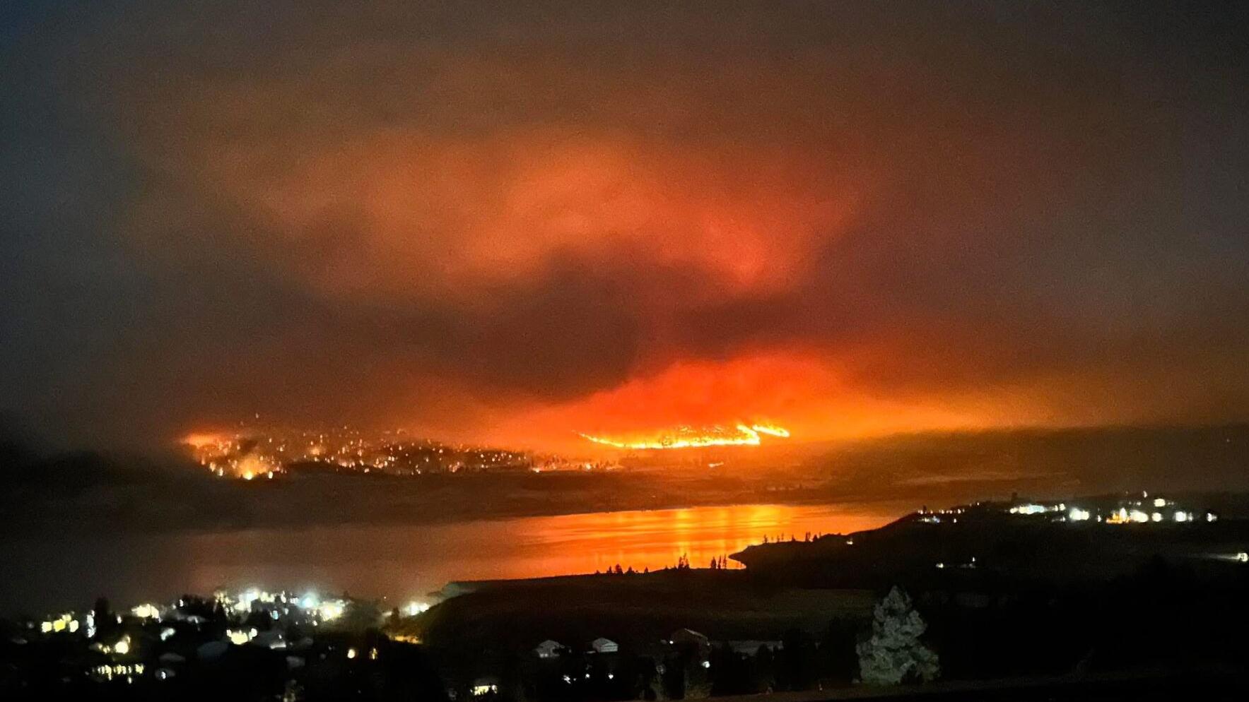 Wildfire burning on Colville Reservation grows rapidly overnight with ...