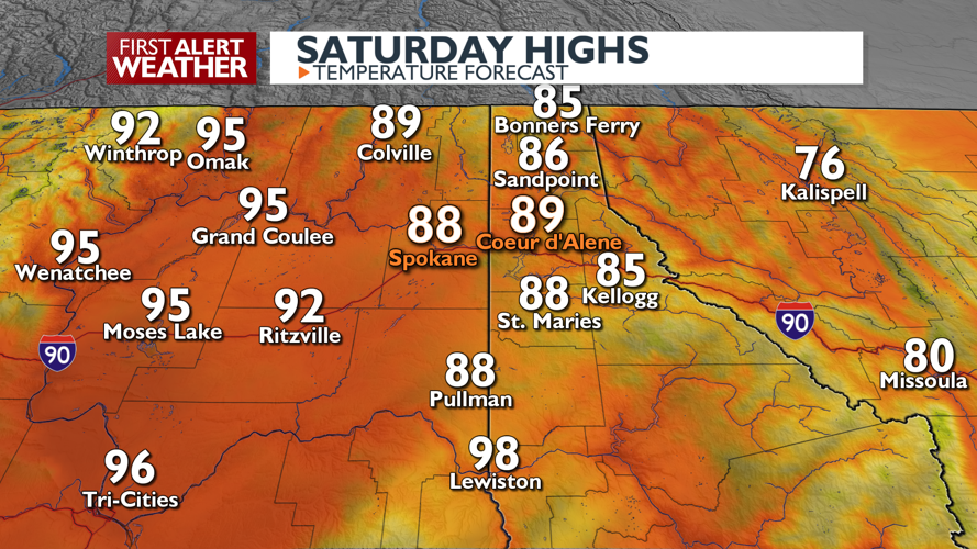 After some Friday night showers the weekend looks dry and average ...