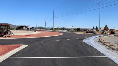 Barker Rd. Interchange reopens with brand new roundabout | Local News ...