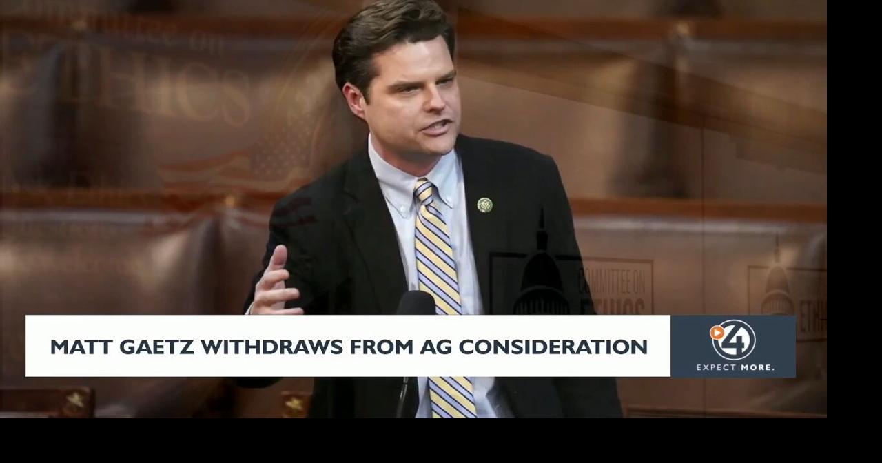 Matt Gaetz withdraws from AG consideration | Video | kxly.com