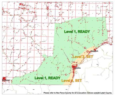 Evacuations lowered for Gwen Fire, Juliaetta residents can return home ...