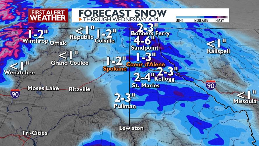 ️Snow overnight turning to rain for a slushy Wednesday morning commute ...