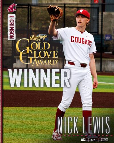WSU star pitcher Nick Lewis wins Rawlings Gold Glove | Sports | kxly.com