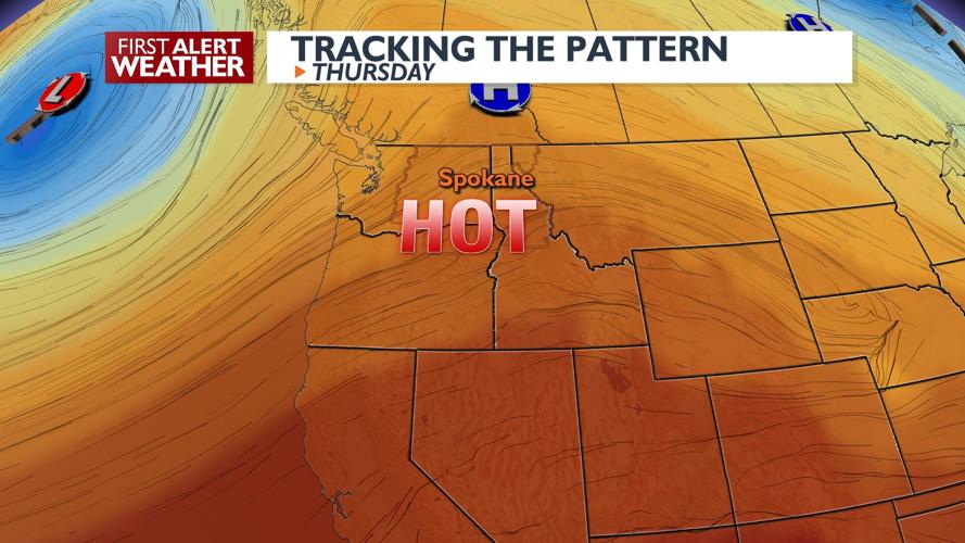 🥵After a quick break from the heat, the 90s are back in the forecast ...